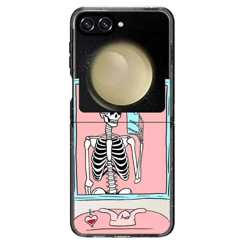Skeleton Selfie Phone Meme Case_Samsung Z Flip [1462248] – indivisual