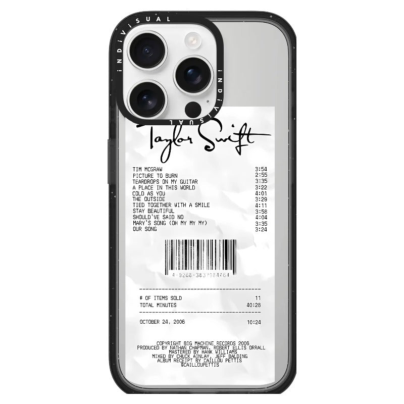 T.S Debut Receipt Phone Case_iPhone Ultra-Impact Case [1505136 ...