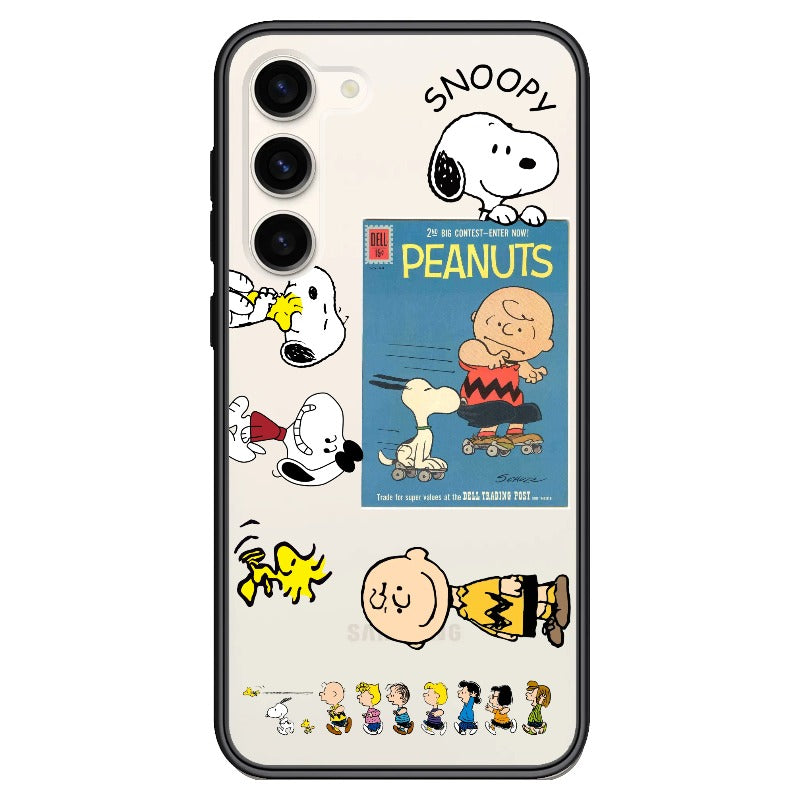Peanuts Poster and Snoopy Stickers Phone Case_Samsung Z Flip [1445171 ...